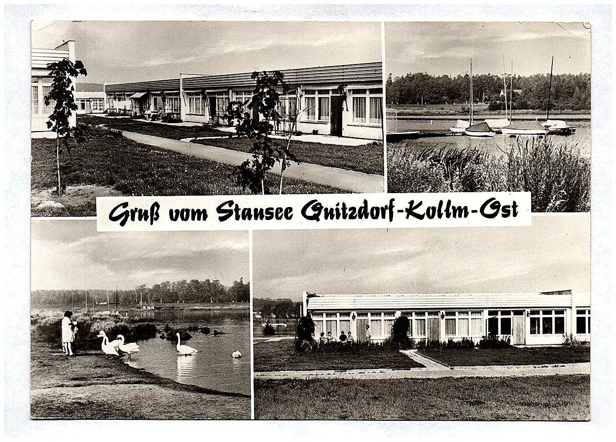 Ak Gruß vom Stausee Quitzdorf Kollm Ost DDR 1982 | Ak512