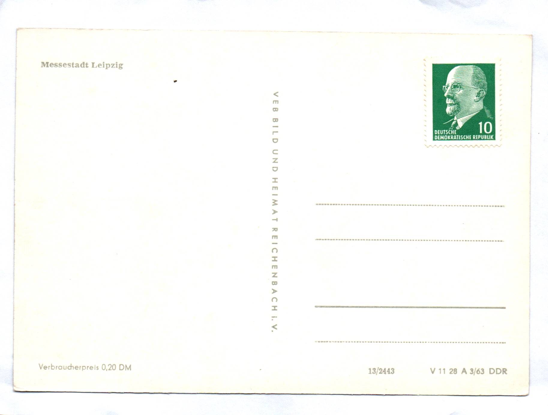 Ak Messestadt Leipzig DDR Kampfbahn Stadion | Ak683