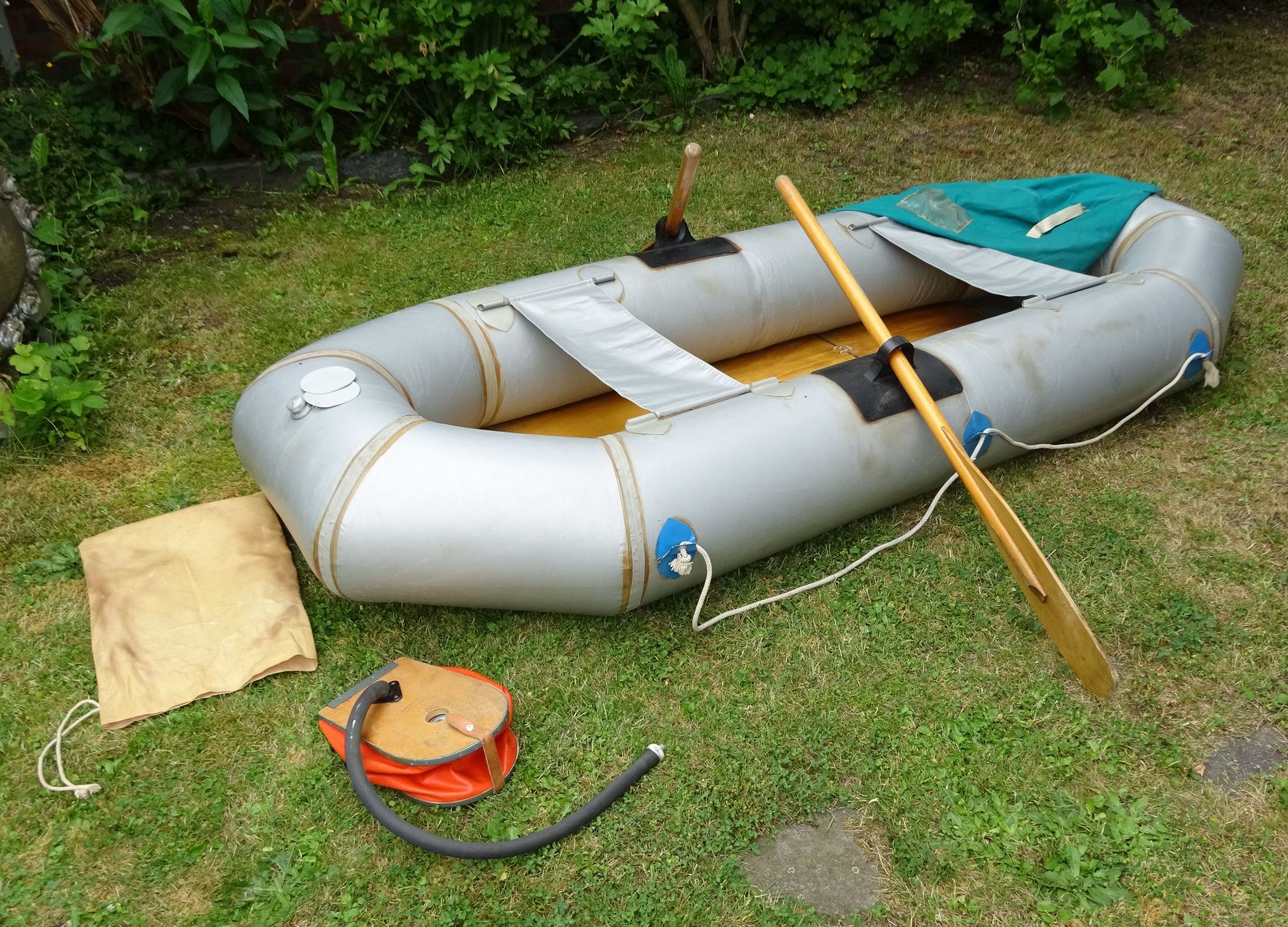 DDR Schlauchboot Anglerboot Großschönau Boot Paddelboot | 17075