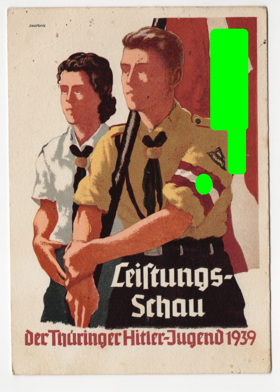 NS Propaganda Ak Leistungsschau der Thüringer Hitler Jugend 1939 | 8502