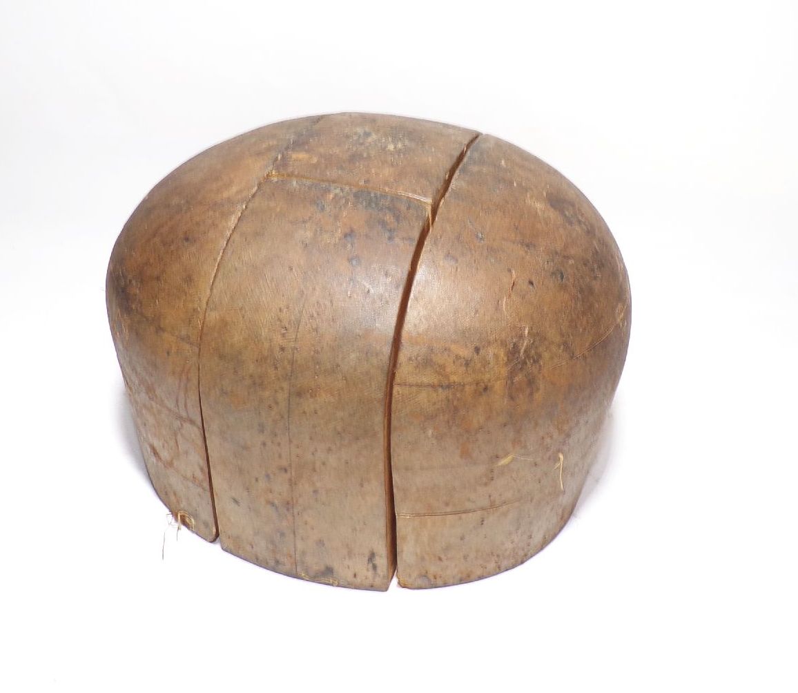 Alte zerlegbare Holz Hutform | 15216