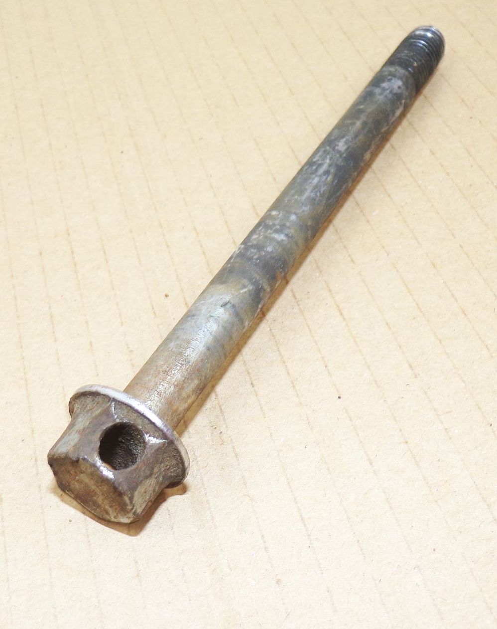 Alte Vorderradachse Motorrad wohl MZ 165 mm Steckachse | 17116