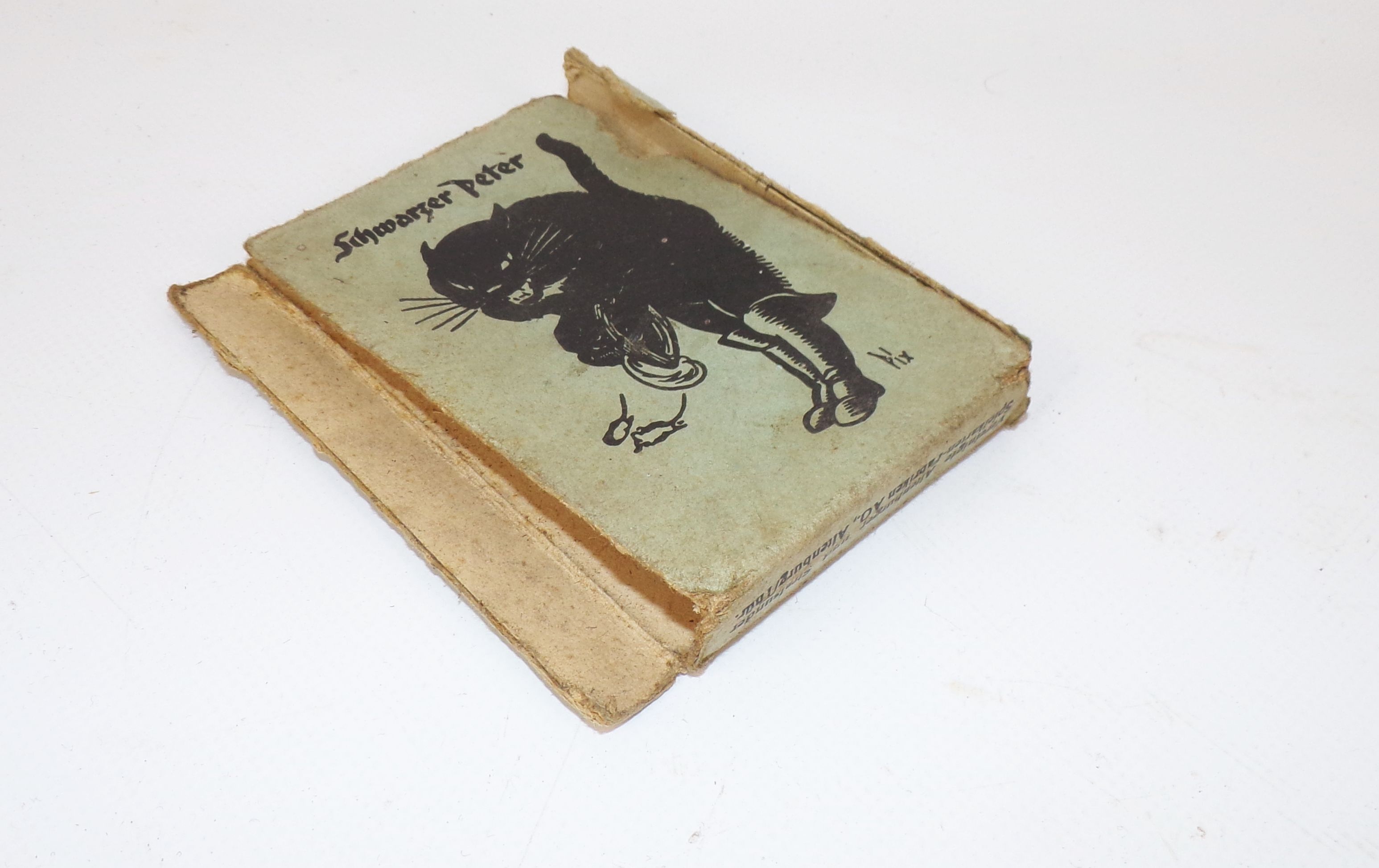 Altes Schwarzer Peter Kartenspiel Skatmaler Otto Pech | 20309