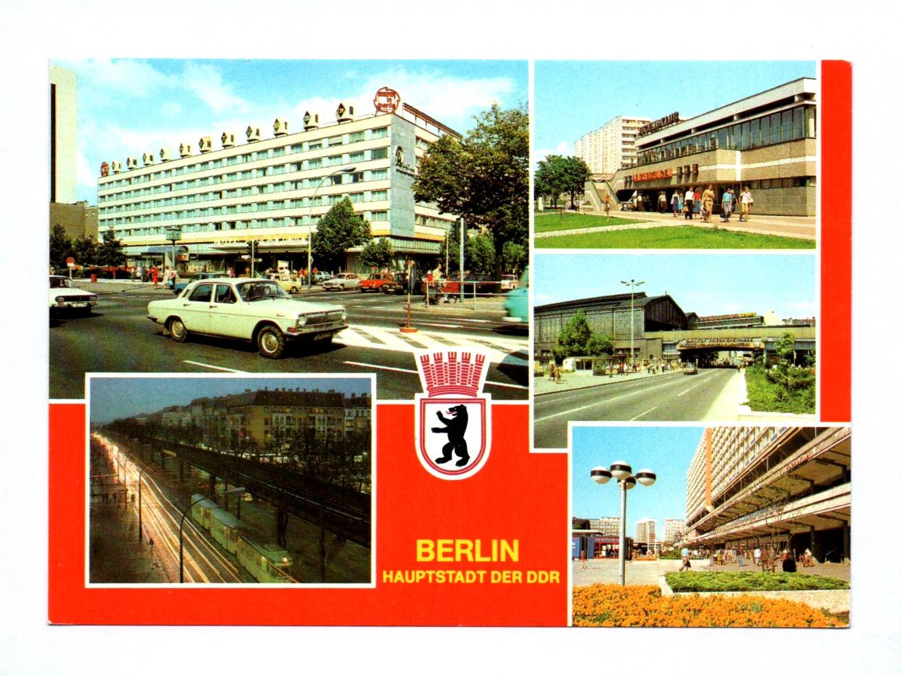 Ak Interhotel Unter den Linden 1982 Berlin Rathausstraße | 20743