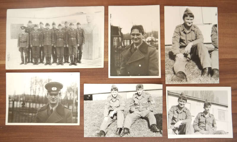 Fotos DDR NVA 6 Stück Militär Soldaten Bilder | 1015911