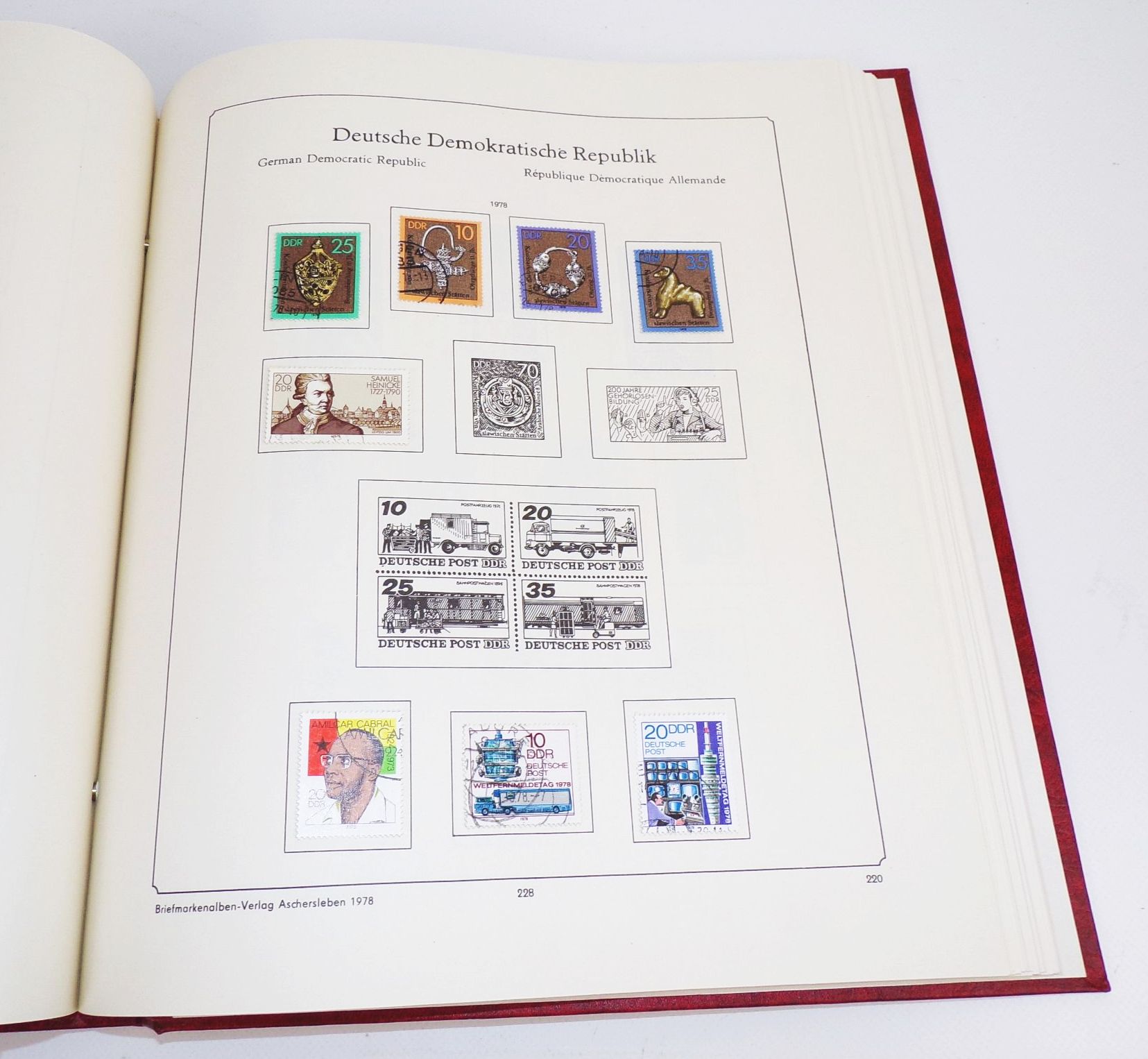 DDR Briefmarken 3 Alben Sammlung postfrisch und gestempelt | 19365