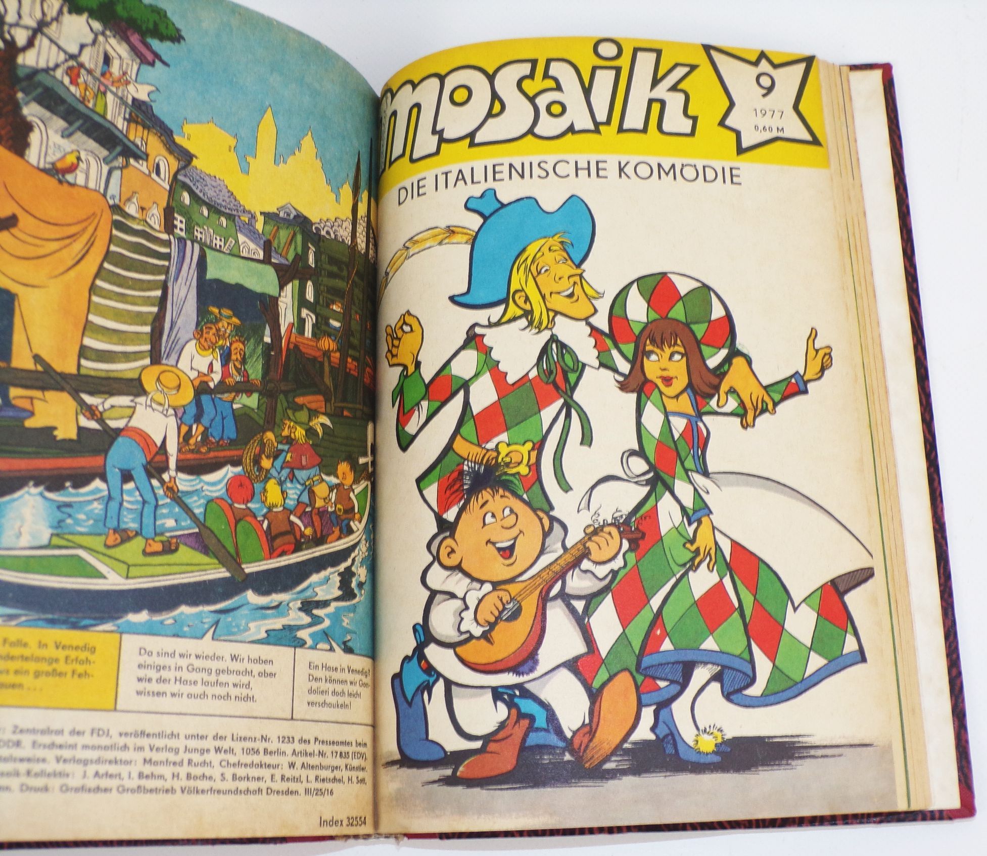 Mosaik Comic 1977 kompletter Jahrgang Gebunden | 19358