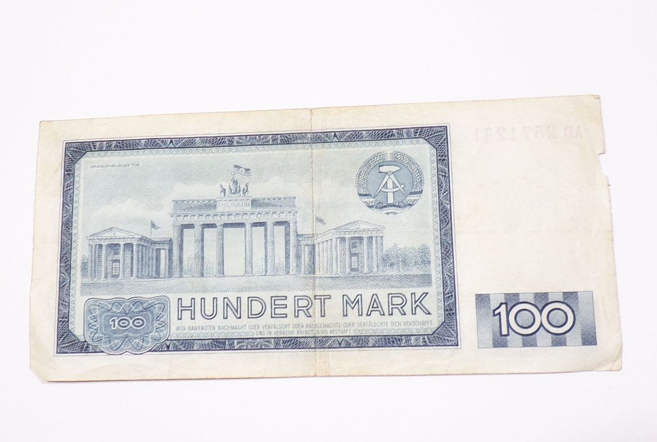Geldschein 100 Mark der Deutschen Notenbank der DDR 1964 Auswahl ...