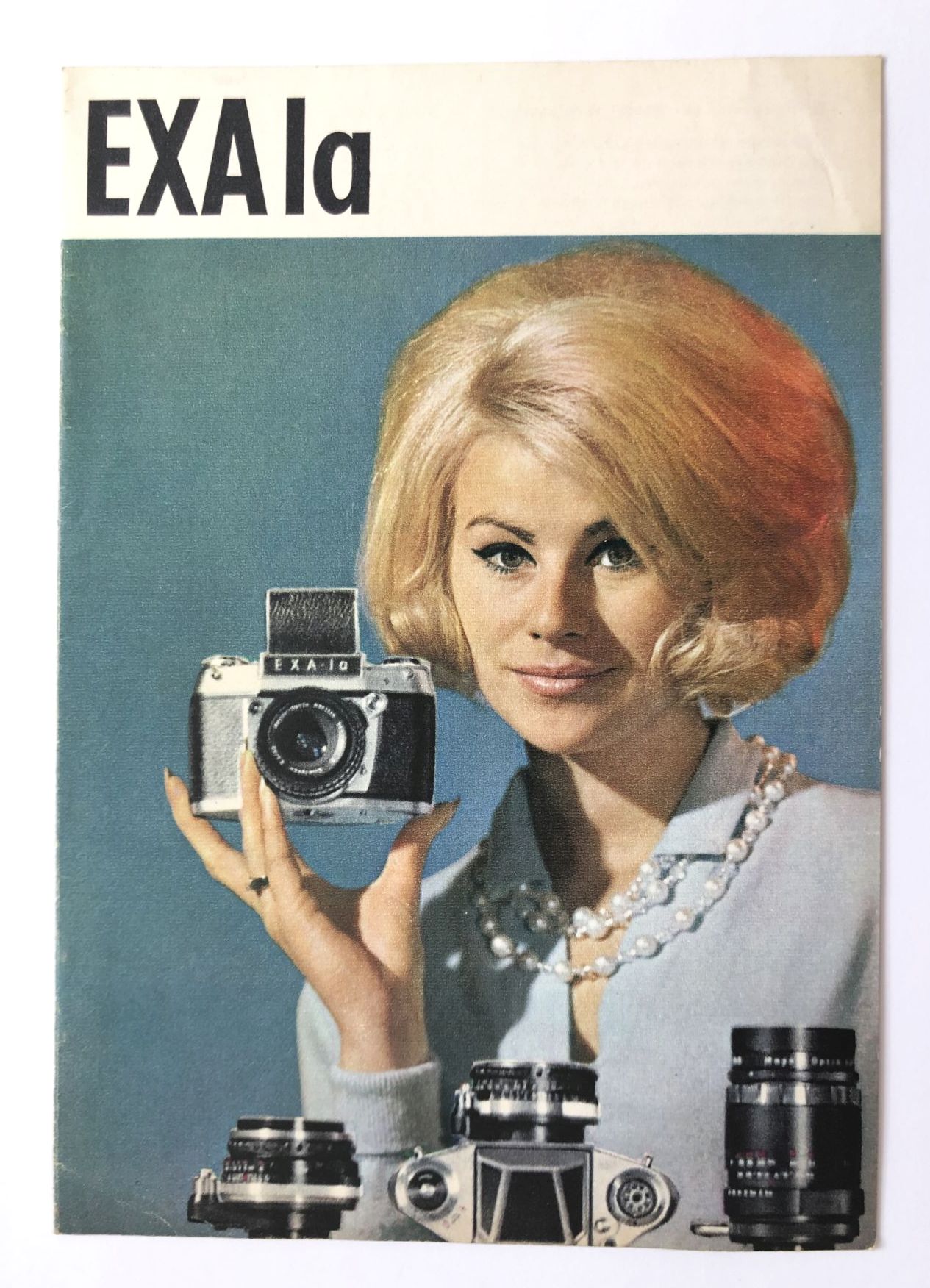 Prospekt EXA la Kamera Fotoapparat DDR 1967 | 17510