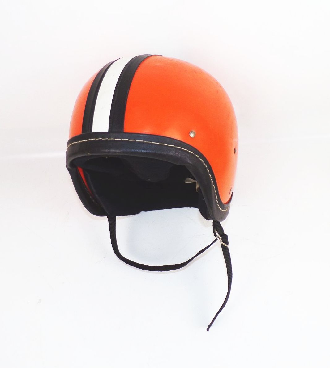 DDR Halbschale Mopedhelm Orange Größe 60 Sturzhelm Retro Vintage | 20934