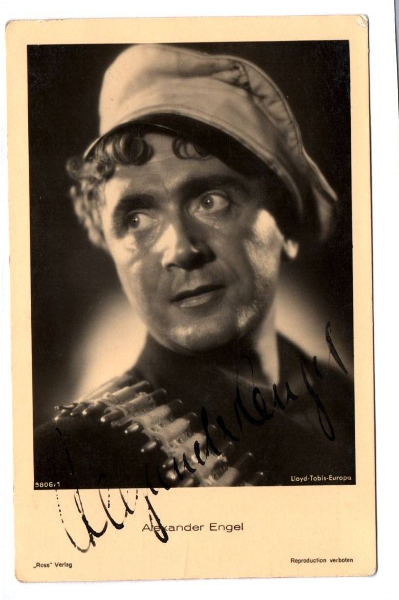 Autogramm Ak Alexander Engel Schauspieler Ufa 1940er Ross Verlag | 5464