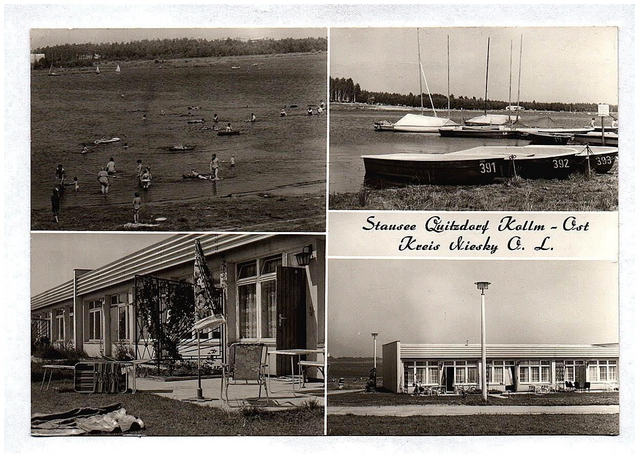 Ak Stausee Quitzdorf Kollm Ost Kreis Niesky OL DDR | Ak513