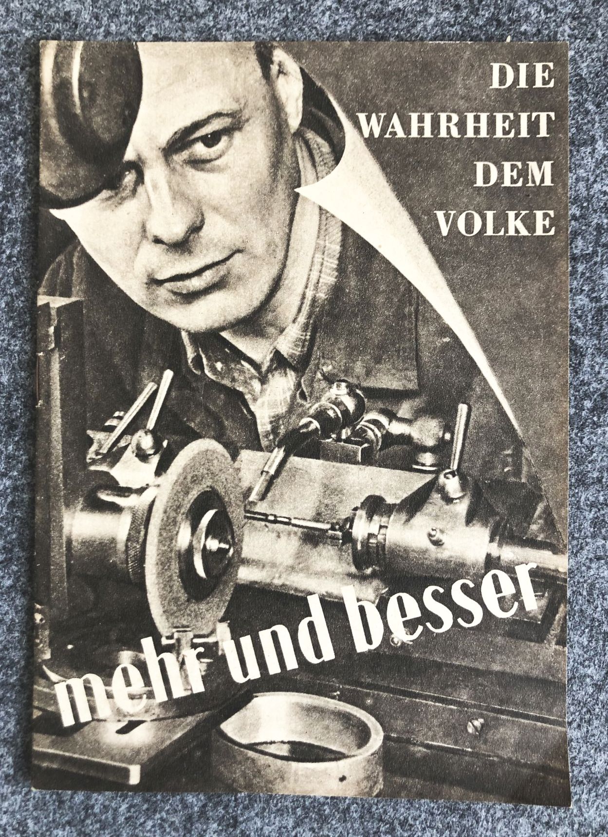 Die Wahrheit dem Volke mehr und besser DDR Heft original | 18924