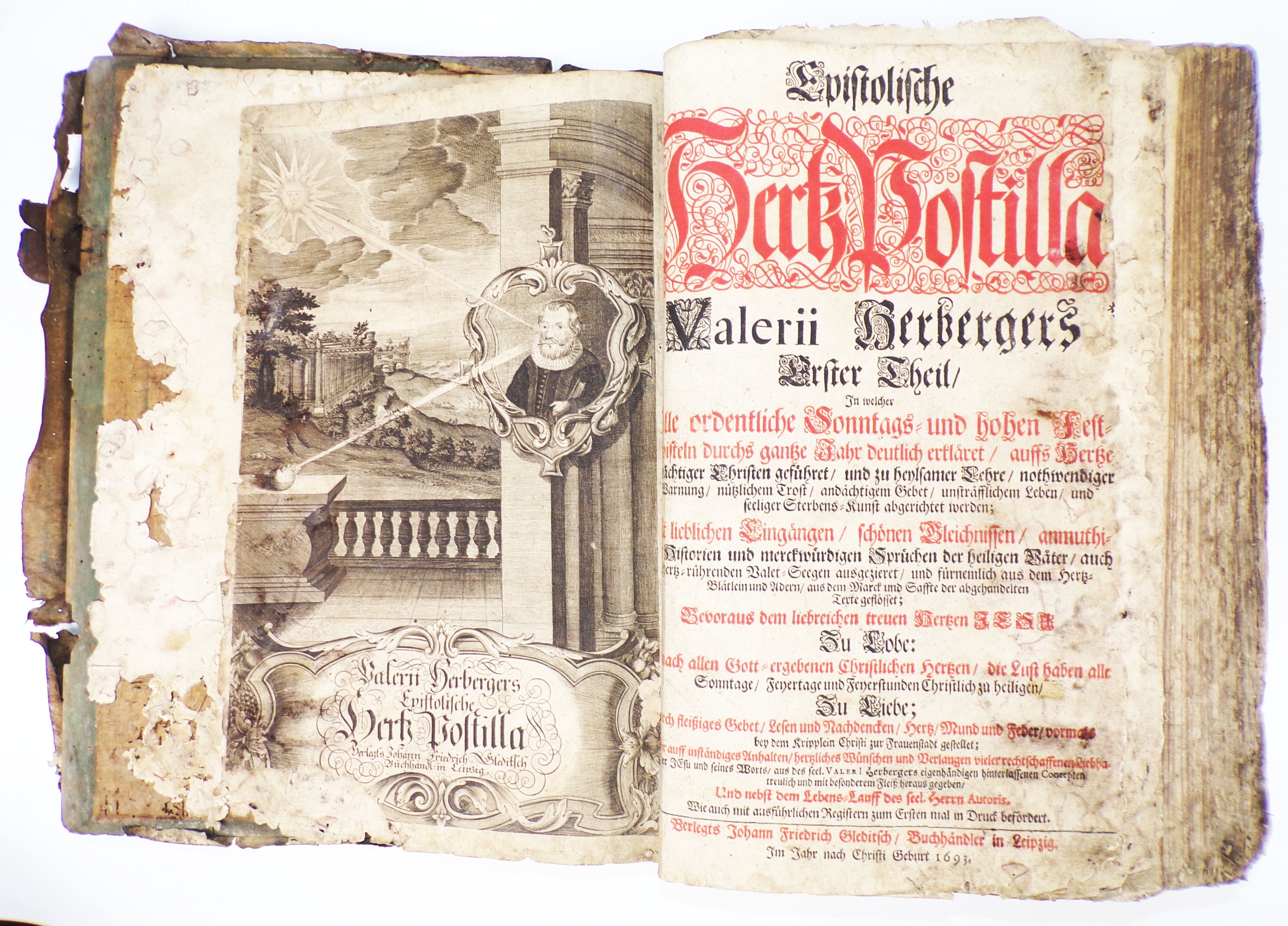 Epistolische Hertz Postilla Valerii Herberger 1693 | 19125