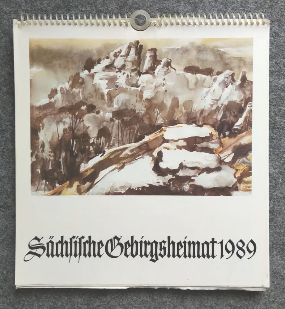 Kalender 1989 Oberlausitzer Kunstverlag Sächsische Gebirgsheimat | 23531