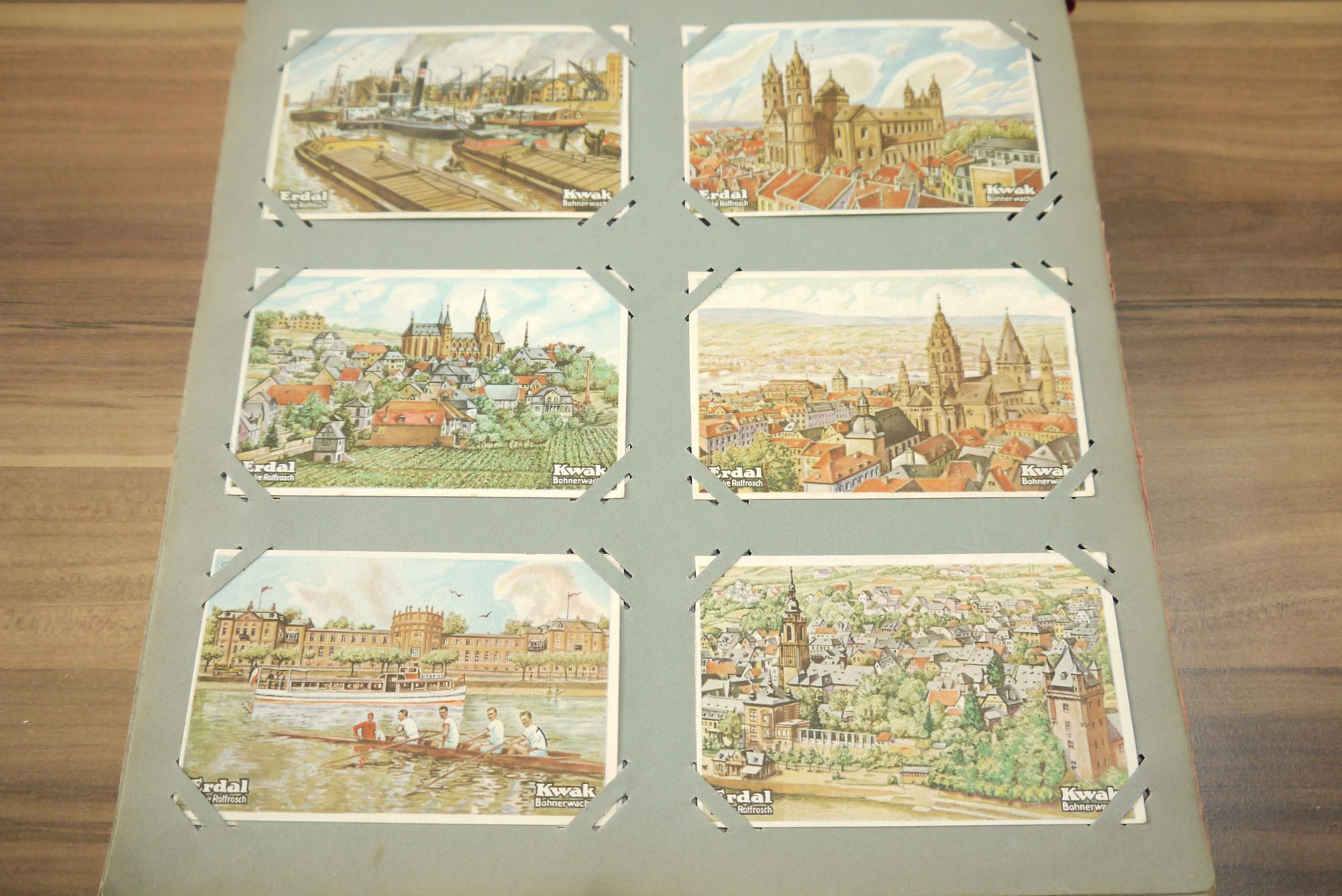 Erdal Kwak Sammelbilderalbung ca 18 Seiten 108 Karten Sammelbilder | 101414