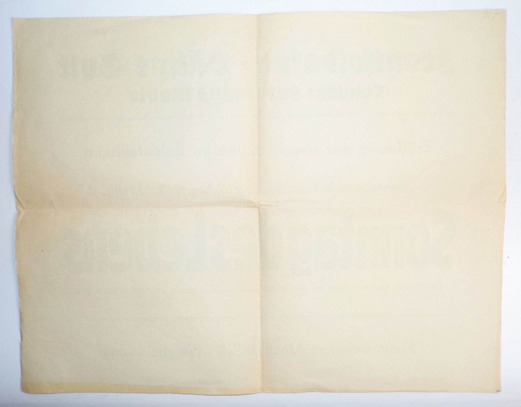 Altes Plakat Frontsoldaten Bühne Sylt 1942 Soldaten Theater 2 Wk WW2 ...