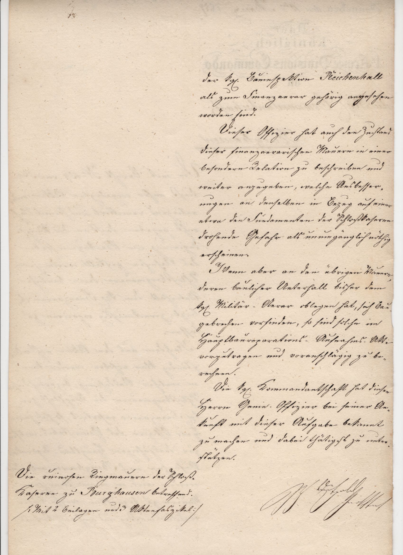 Autograph Luitpold von Bayern 1857 kgl 1 Armee Divisions Kommando | 28996