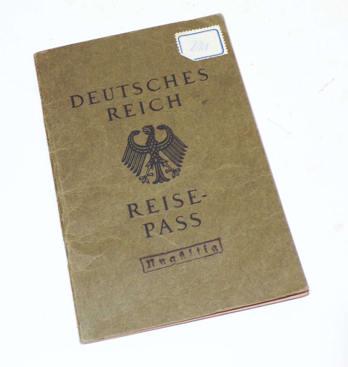 Reisepass Deutsches Reich Görlitz 1936 Italien Stempel | 16655