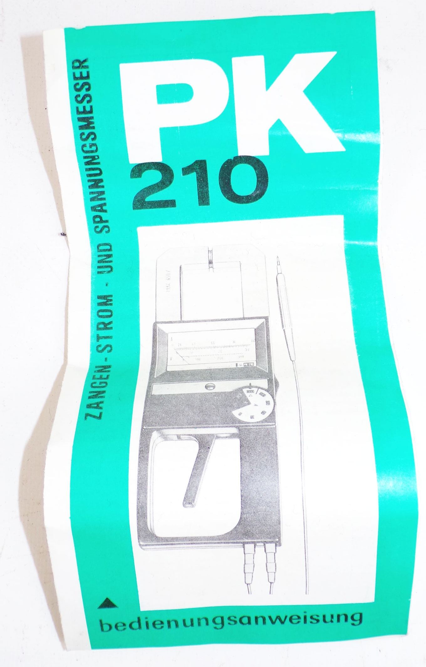 Stromzange Spannungsmesser PK210 Meßgerät CSR bis 600 Volt Voltmeter ...