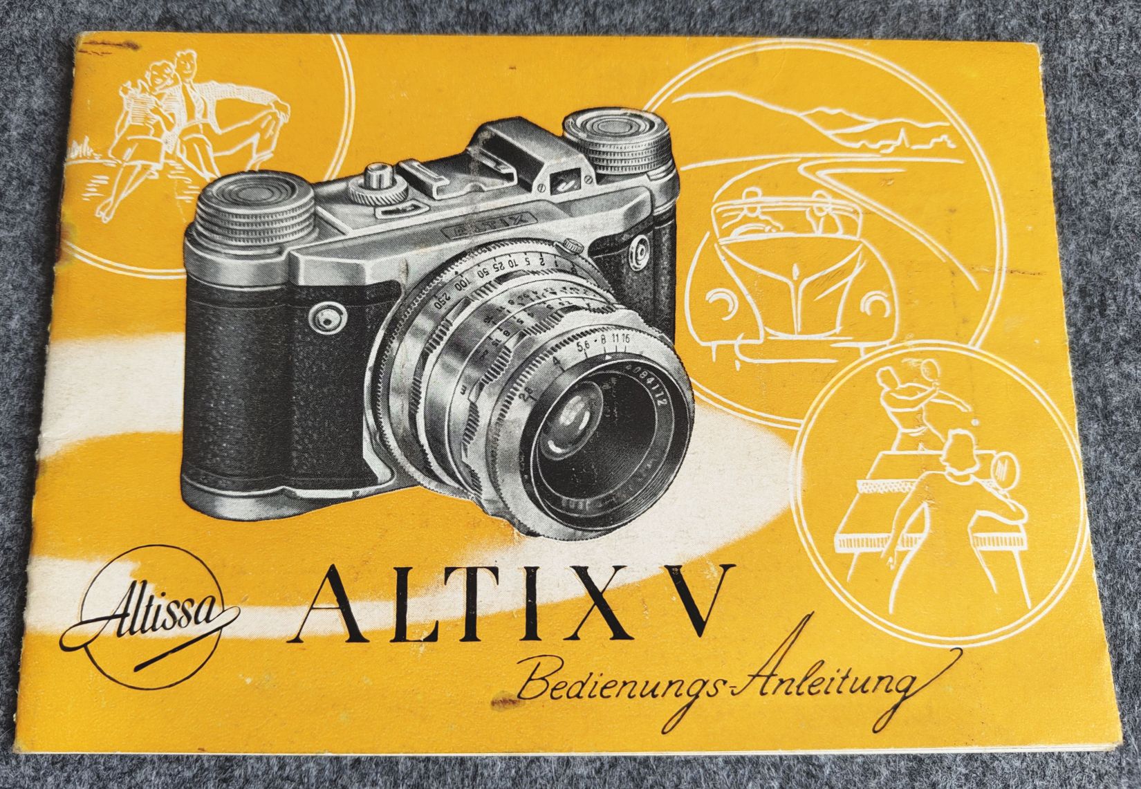 Altix V Altissa Bedienungsanleitung Kamera 1956 Camera Werk Dresden | 19875