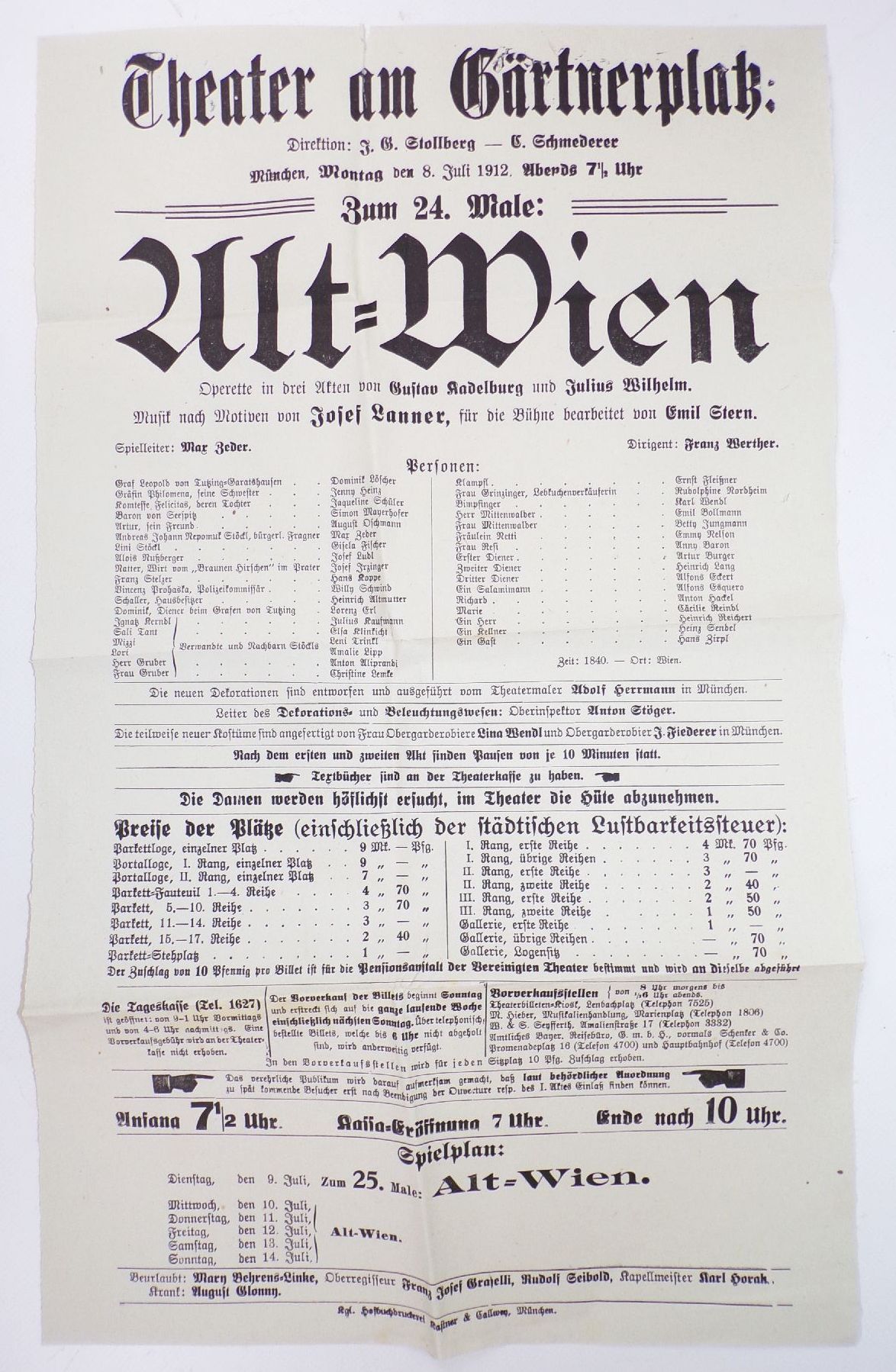 Volkstheater Programm Munchen