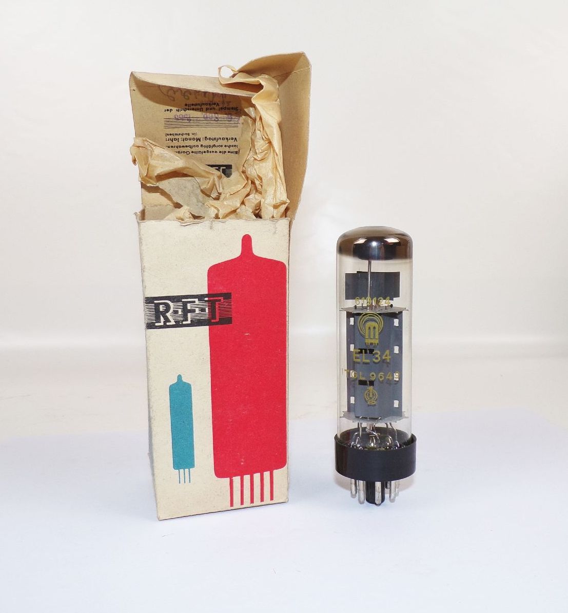 EL34 RFT Röhre tube Endstufenröhre | 19838