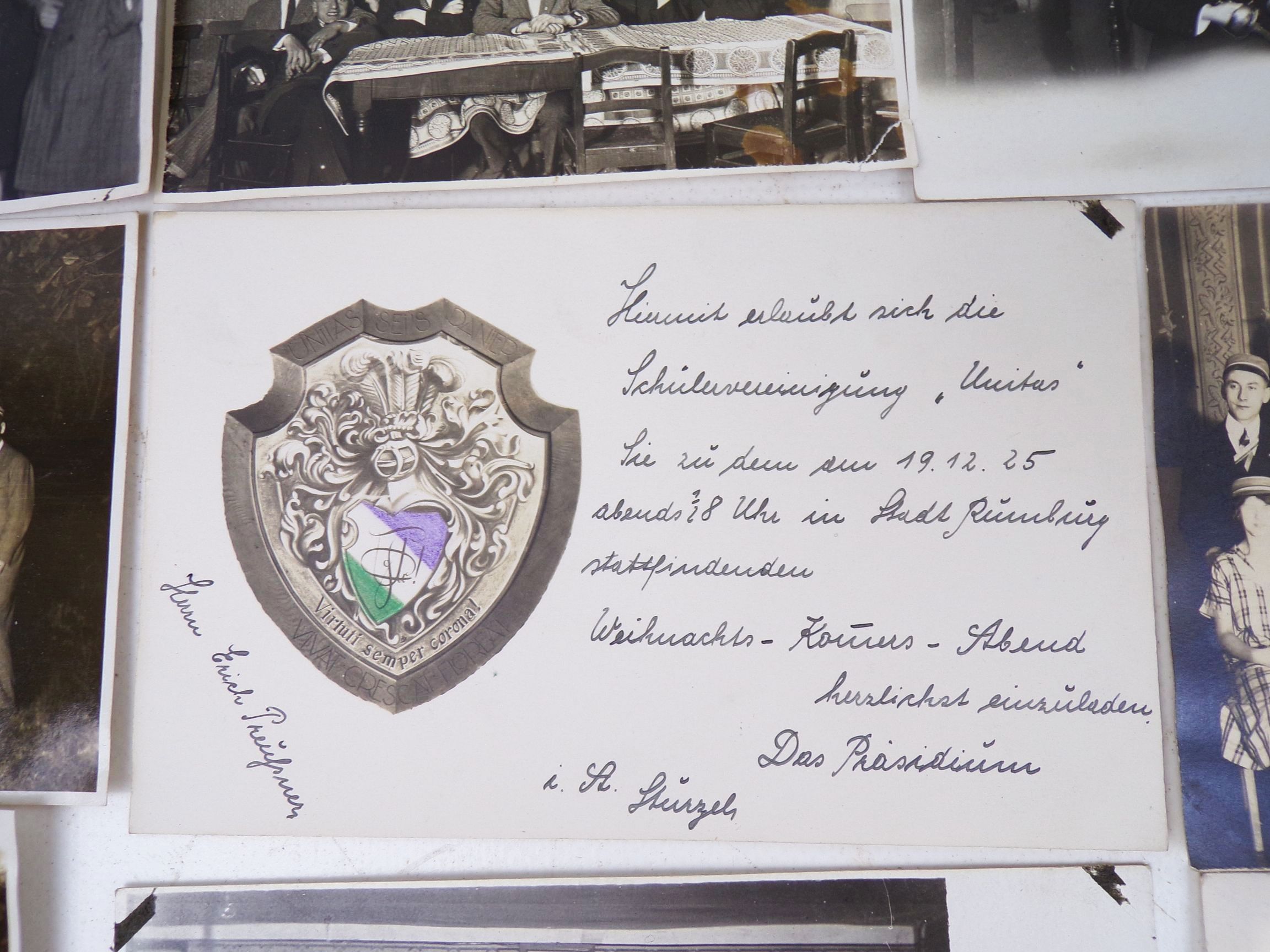Konvolut Studentika 26 Fotos Zittau 1925 Burschenschaft Studenten | 18955