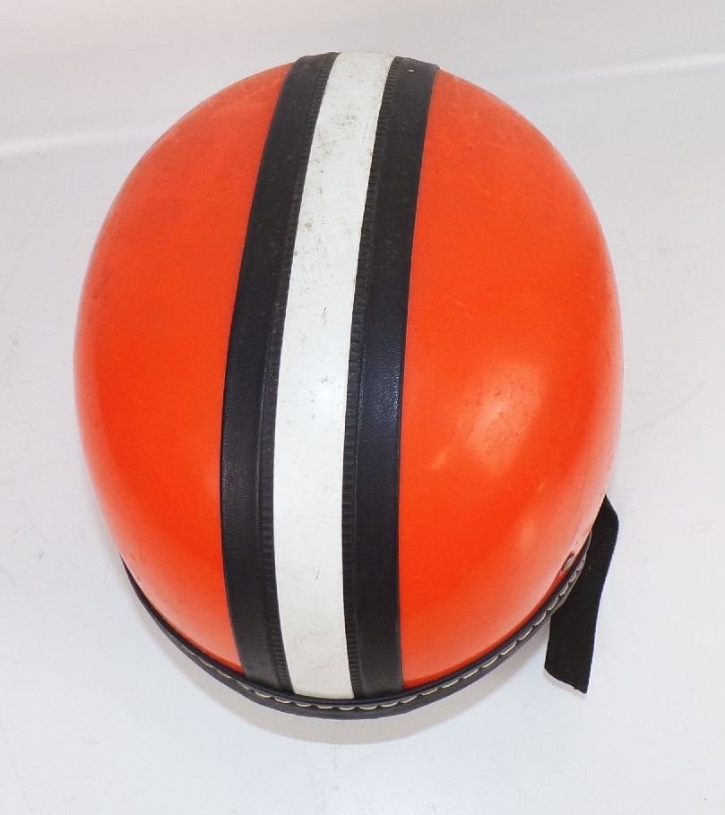 DDR Halbschale Mopedhelm Orange Größe 60 Sturzhelm Retro Vintage | 20934