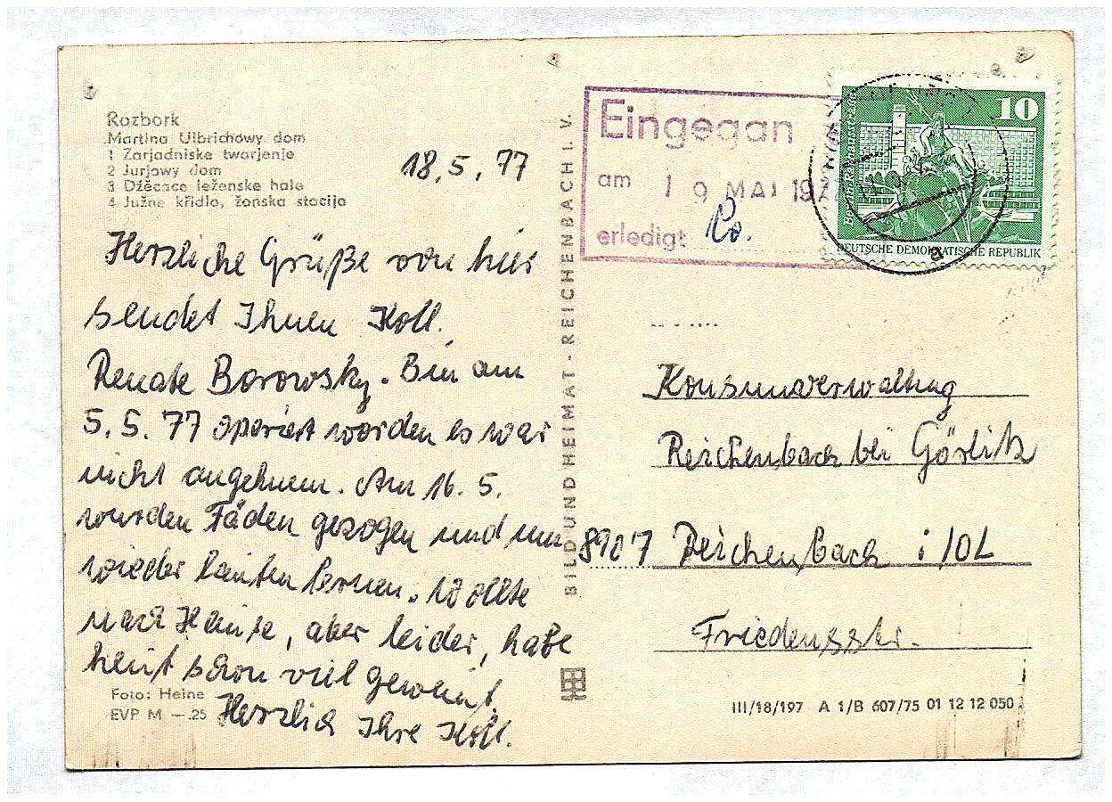 Ak Rothenburg Oberlausitz Martin Ulbrich Haus Georghaus ...