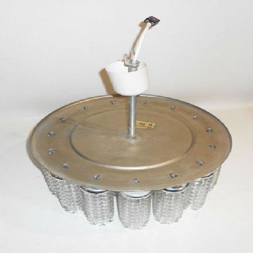 DDR Deckenlampe Sputnik 70er Jahre Vintage E27 Glaslampe | 15411