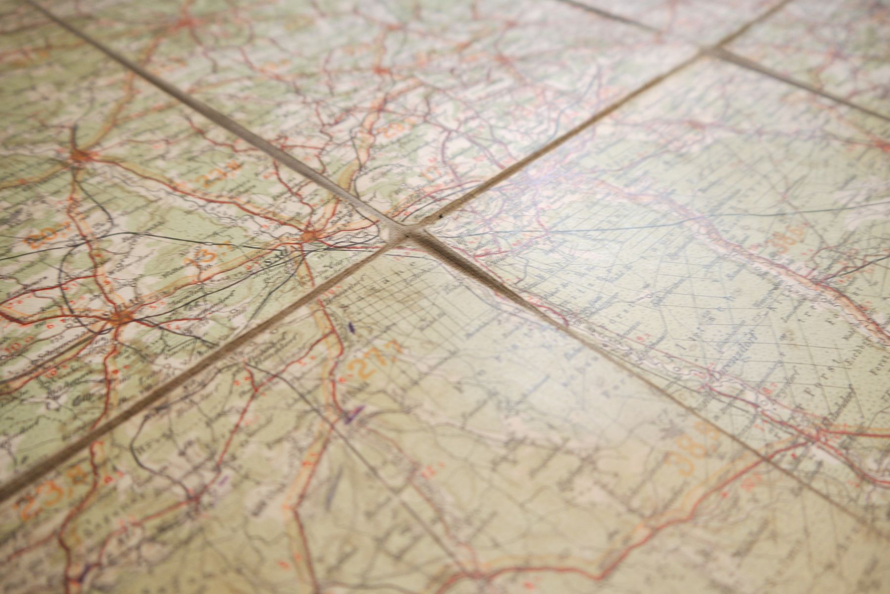 Alte Landkarte Nr 35 Regierungsbezirk Liegnitz Schlesien | 18215