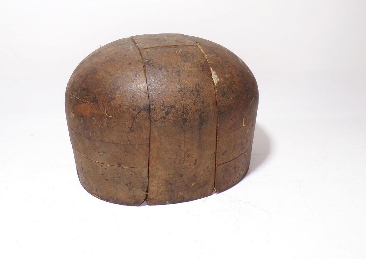 Alte zerlegbare Holz Hutform | 15216