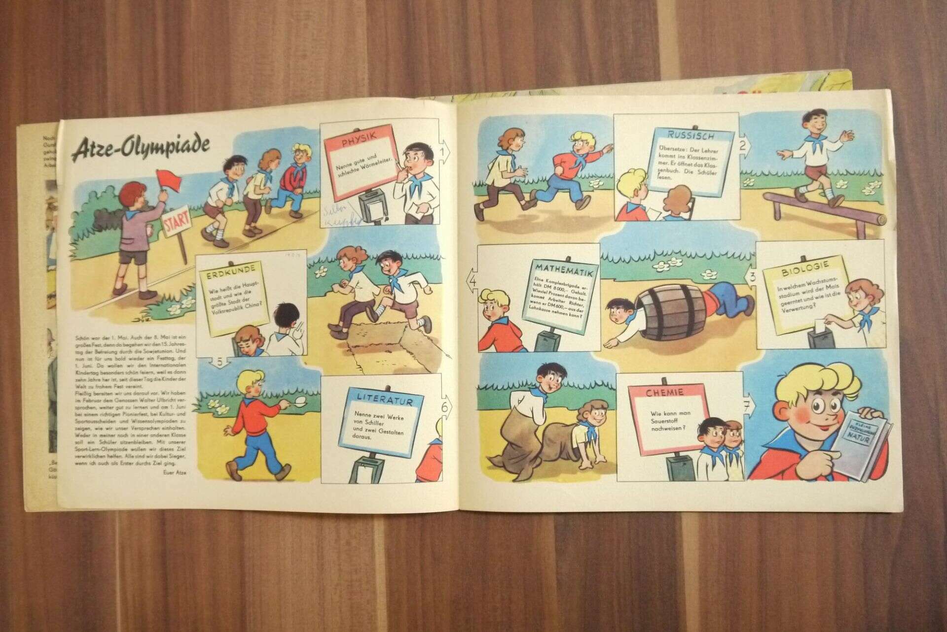 Atze Comic Heft 5 Jahrgang 1960 Zum 8 Mai Pioniere der DDR | 101708