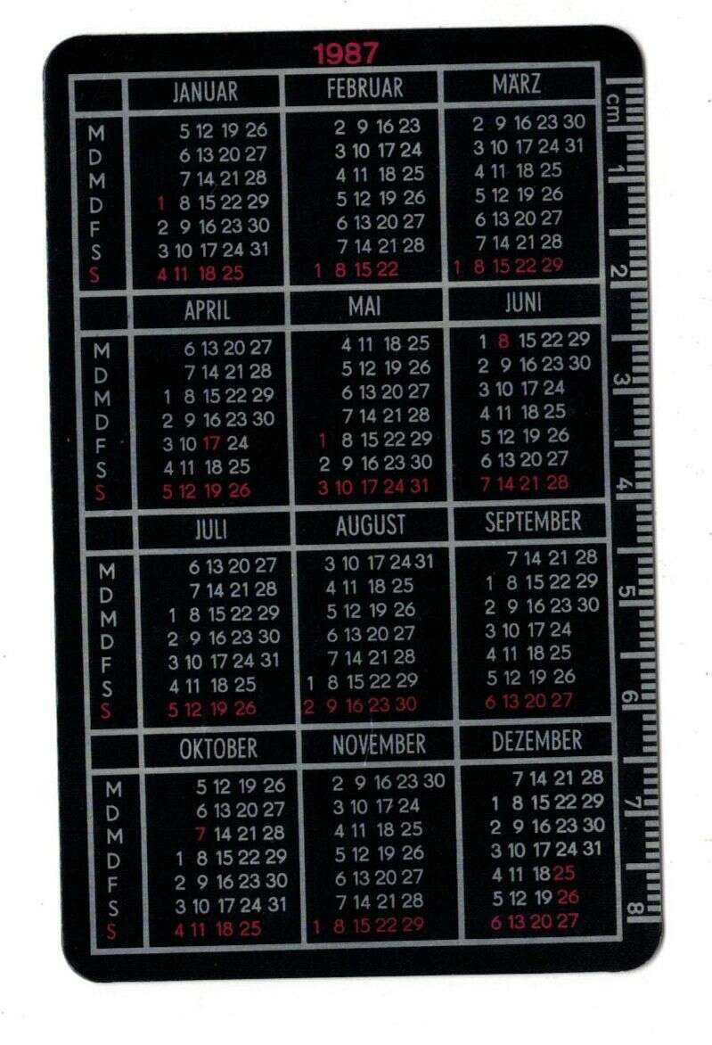 DDR Taschenkalender Metalleichtbau Kombinat 1987 Kalender | 4882